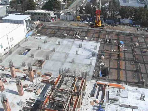 新病棟建設工事予定（20140225撮影） 山梨大学医学部附属病院 病院再整備事業