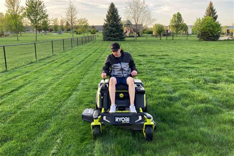 Pasture Riding Lawn Mower Man