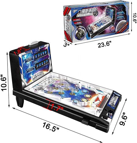Buy Lellal Tabletop Pinball Game Mini Pinball Toy Portable Pinball Machine Fun Tabletop