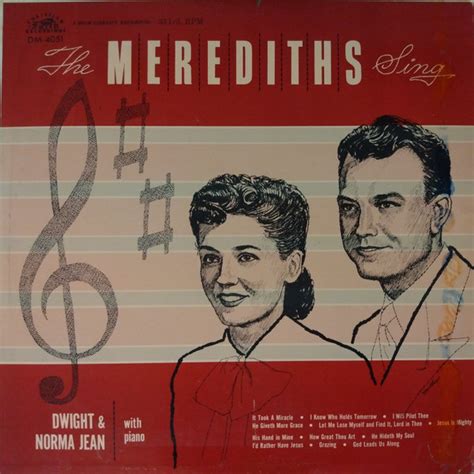 Dwight And Norma Jean Meredith The Merediths Sing Vinyl Lp [r24619226] Discogs