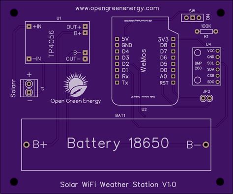 SOLAR POWERED WIFI WEATHER STATION Hackaday Io