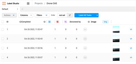 Broken Column Names In Image Selection UI Issue 3145 HumanSignal