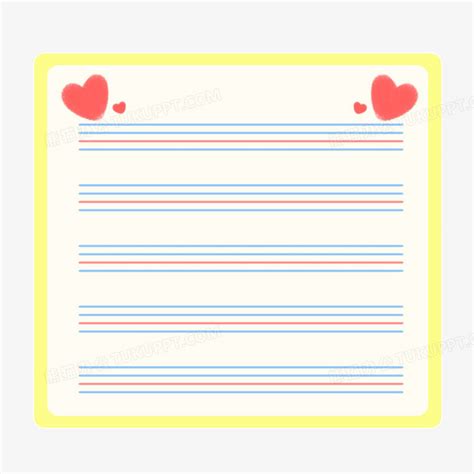 手绘卡通四线三格png图片素材下载素材png熊猫办公