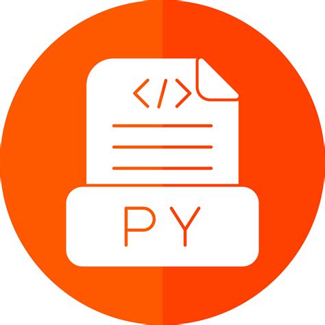 Python File Vector Icon Design Vector Art At Vecteezy