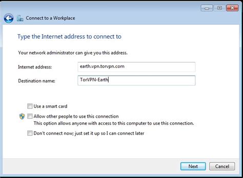PPTP VPN Instructions And Howto TorVPN