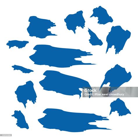 검은 색 페인트 배경과 튄 자국 검은 색 펜 마커 모양 페인트 브러시 스트로크 다양 한 너비의 브러쉬 스트로크 그런 지 검은 색 페인트 마커 스트로크 벡터 0명에 대한 스톡