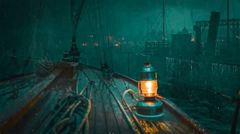 폭풍 속의 범선 바다 파도와 비의 소리가 깊은 잠으로 인도합니다 화이트 노이즈 🌊 Youtube