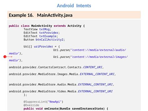Learn About Android Extended Intentspptx