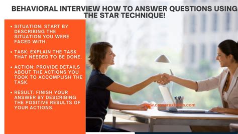 Behavioral Interview How To Answer Questions Using The Star Technique