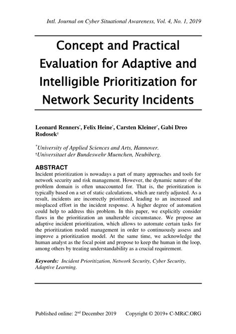 Pdf Concept And Practical Evaluation For Adaptive And Intelligible