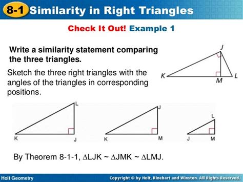 Right Triangle Similarity