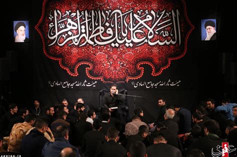 عزاداری شب پنچم ایام فاطمیه در هیئت ثارالله مسجد الهادیع