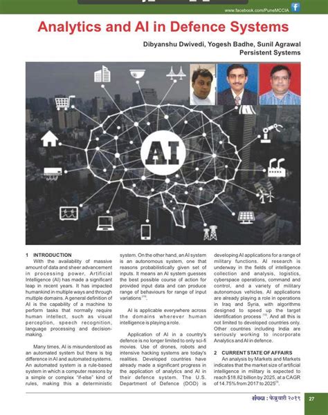 Dibyanshu Dwivedi On Linkedin Check My Article Analytics And Ai In Defence System In Mccias…