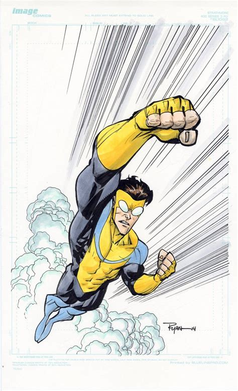 Ryan Ottley Invincible Illustration In Comic