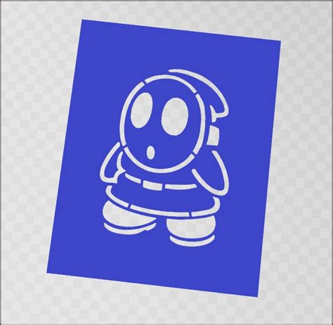 Shy Guy Stencil