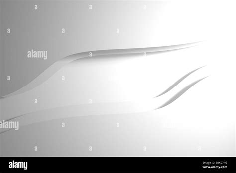 Central Curved Wave Is Flowing In Flat Abstract Design With Layered