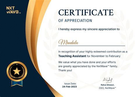 Mrudula Boda On Linkedin Nxtwave Ta Nxtwaveccbp Rahulattuluri