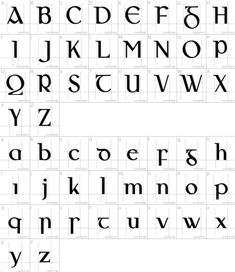 Litir Gaeilge Irish Scriptfont By Aemun Download Free Stl Model