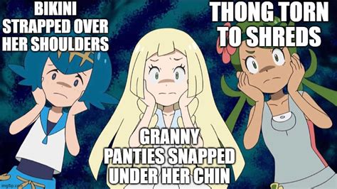 Mallow Lana And Lillie Wedgie Caption 1 By Gdhfvryyi On Deviantart