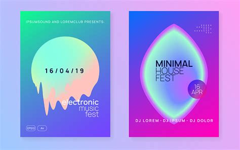 하우스 페스트 쿨 디스코 이벤트 전기 및 쇼 모양 선형 예술 Dj에 대한 스톡 벡터 아트 및 기타 이미지 Dj 기하 리듬 Istock