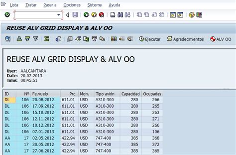 Buttons And Events In Alv Grid And Alv Grid Oo