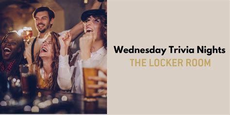 Wednesday Trivia Night The Locker Room Barcats