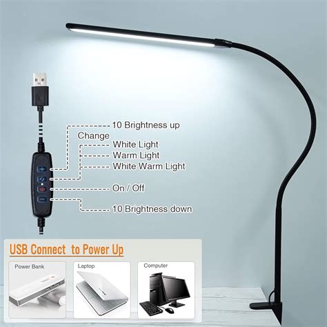 Workbench Light Flexible Cesunlight Workbench Light Led Desk Lamp