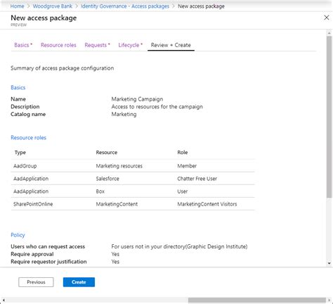 권한 관리에서 액세스 패키지 만들기 Microsoft Entra Id Governance Microsoft Learn