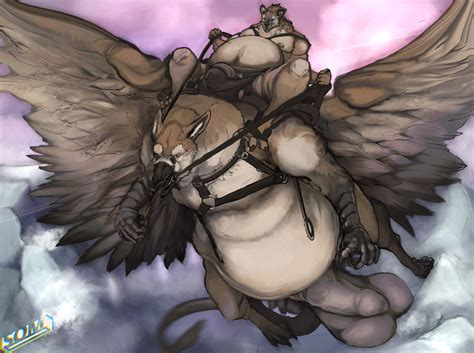 Rule 34 Avian Balls Flying Genitals Gnoll Gryphon Hi Res Hyena Hyper Mammal Mount Mythological