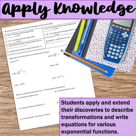 graphing exponential functions transformations investigation activity