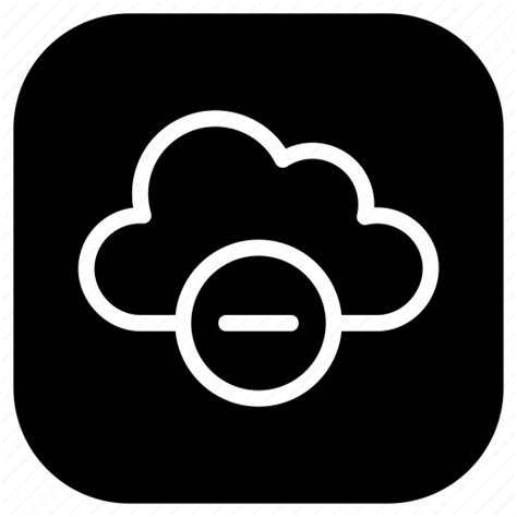 Cloud Computing Ui Multimedia Option Minus Remove Icon Download On Iconfinder