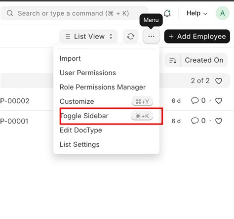 How To Make Sidebar Closed In List And Form View Customization