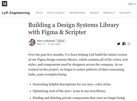 Building A Design Systems Library With Figma And Scripter Design System