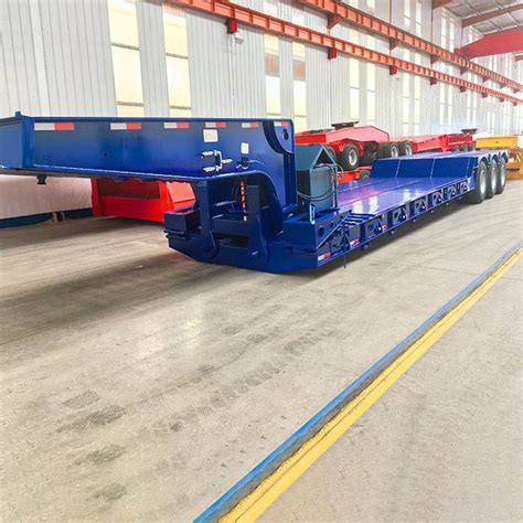 Lowboy Truck Trailer Lowboy Tractor Trailer For Sale In Rwanda