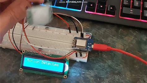 Esp8266 With Pir Sensor Passive Infrared Sensor Shows Detection On
