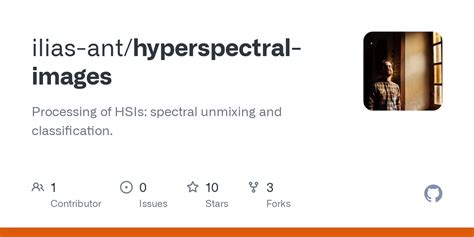 GitHub Ilias Ant Hyperspectral Images Processing Of HSIs Spectral Unmixing And Classification
