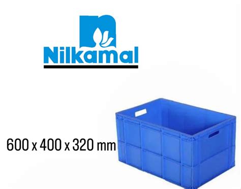 Blue Nilkamal Plastic Crates Ch Dimension 600x 400x 320 Mm At ₹ 750 In Faridabad