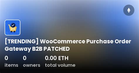 [trending] Woocommerce Purchase Order Gateway B2b Patched Collection Opensea