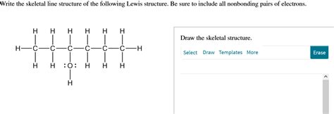 Solved Nrite The Skeletal Line Structure Of The Following