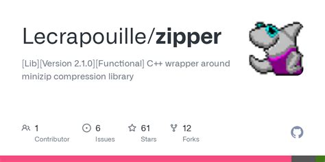 Github Lecrapouille Zipper Lib Version Functional C Wrapper Around Minizip