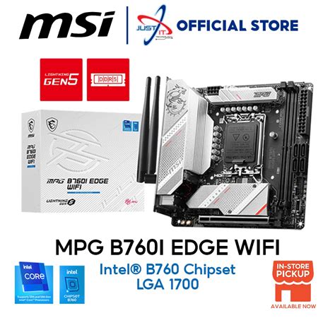 Msi Mpg B I Edge Wifi Ddr D Lga Gaming Motherboard Combo I