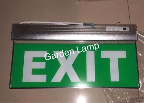 Promo Lampu Exit Lampu Emergency Exit Led Exit Sign Diskon 33 Di Seller Azzana Storee