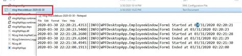 Nlog File Logging In Wpf Application Thecodebuzz