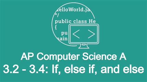 Java If Else If And Else Statements Ap Computer Science A Youtube