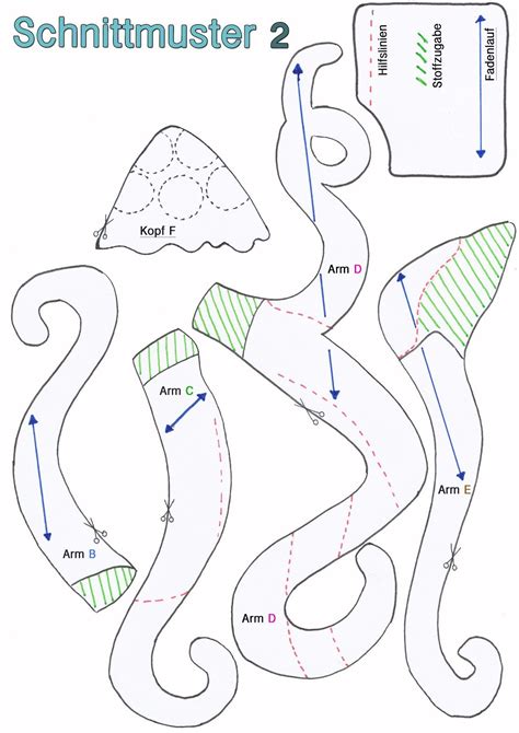 Схема осьминожка вывернушка - 83 фото