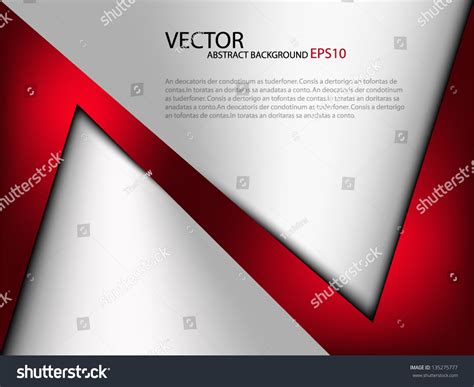 Red Metal Vector Background Overlap Dimension Stock Vector Royalty Free 135275777 Shutterstock