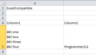 Java Writing Tab Limited Excel With Utf8 Stack Overflow