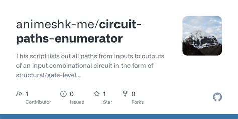 Github Animeshk Mecircuit Paths Enumerator This Script Lists Out