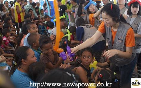Gain Korea 필리핀 타클로반 봉사활동 한국 교회의 나침반 뉴스파워 Kr
