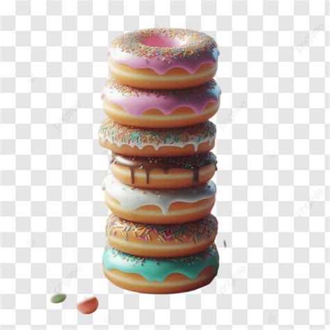 투명한 배경에서 생성된 Ai로 3d 맛있는 달콤한 도넛 스틱 스틱 Ai 생성으로 3d 맛있는 달콤한 도넛 스틱 투명한 배경에 맛있는 Png 일러스트 및 이미지 에 대한